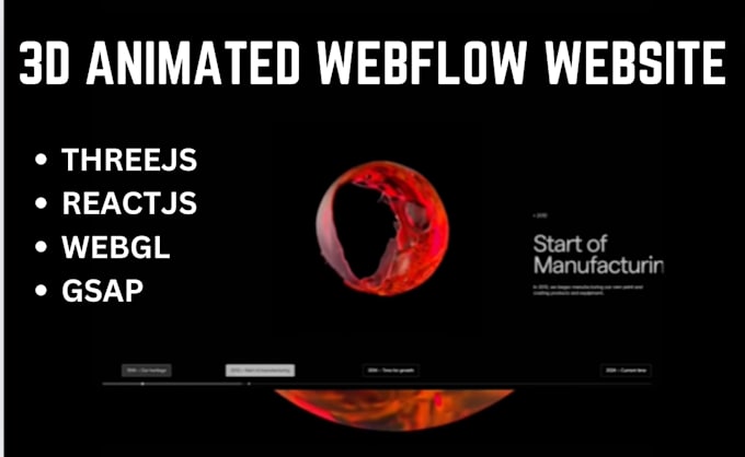 3d animated webflow website, webflow seo animation, 3d animated website ,threejs by David ...