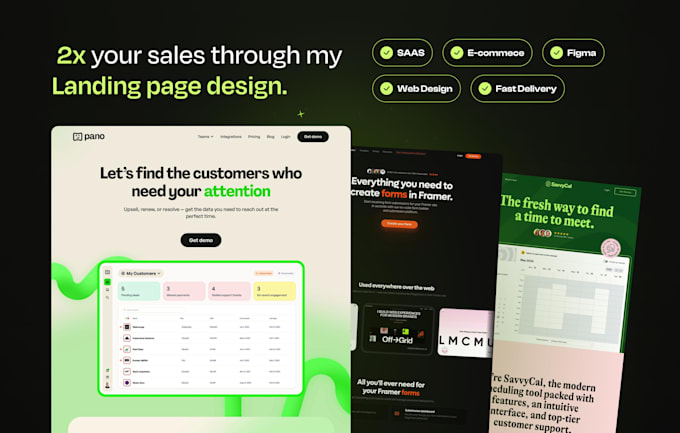 Do custom saas landing page, website ui design in figma by Ux_munzir ...