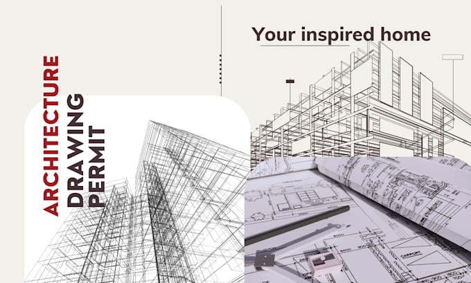 Make permit drawing elevations in autocad architectural floor plan draftmans by Carl_ida | Fiverr