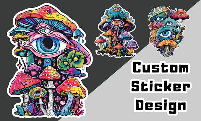 Create awesome custom sticker set for you by Bambelka | Fiverr