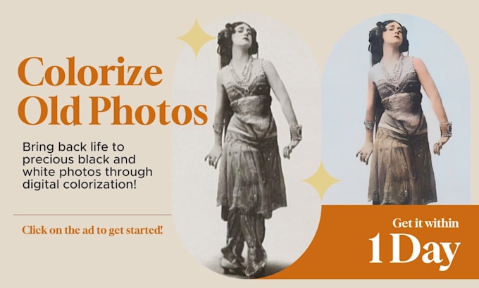 Digitally colorize and enhance your black and white photos by ...