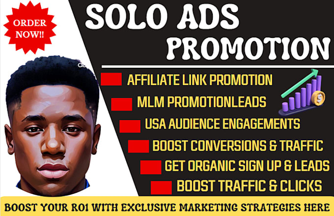 Do viral affiliate link promotion, usa solo ads campaign, mlm promotion ...