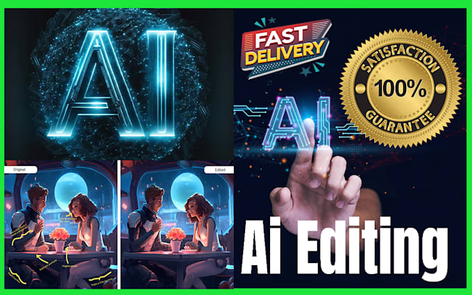 Do ai image editing, fixing, retouching, photo editing, and enhancement by Bably_akther | Fiverr