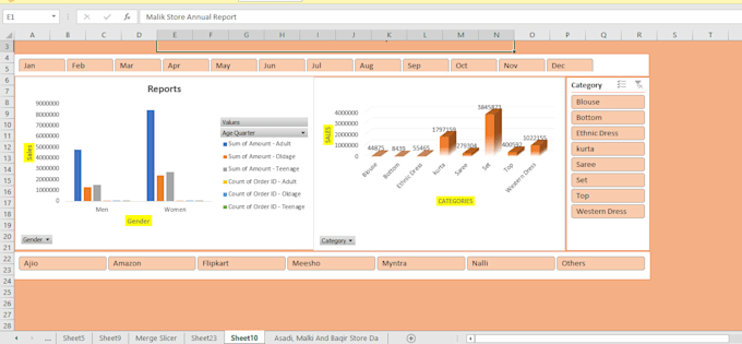 Visualize your data, power bi and excel dashboard by Malikpar_v | Fiverr