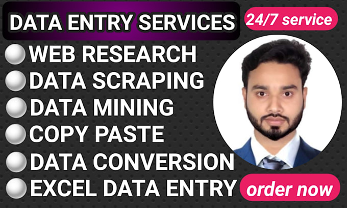 Assist your all data related work in short time by Hossainmdbabul | Fiverr