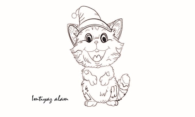 Draw simple vector line art by Imtiyazalam862 | Fiverr