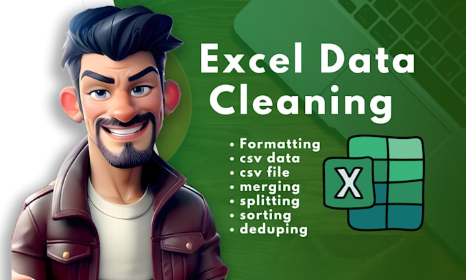 Do High Speed Ms Excel Data Cleaning Csv File Merging Splitting Sorting By Hassanraza476 