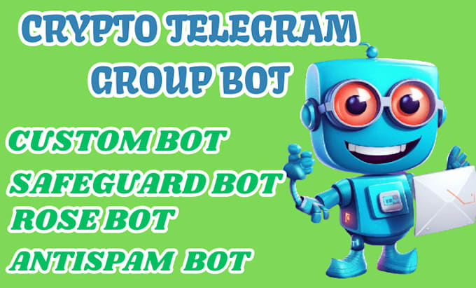 Setup telegram bots in your crypto telegram group by Daniellepicked | Fiverr