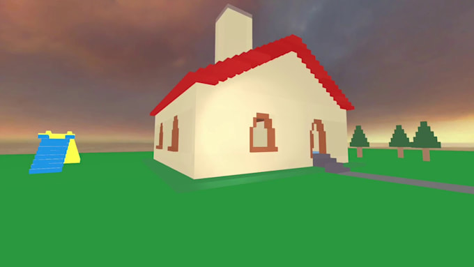 Develop roblox game, roblox map building, roblox building