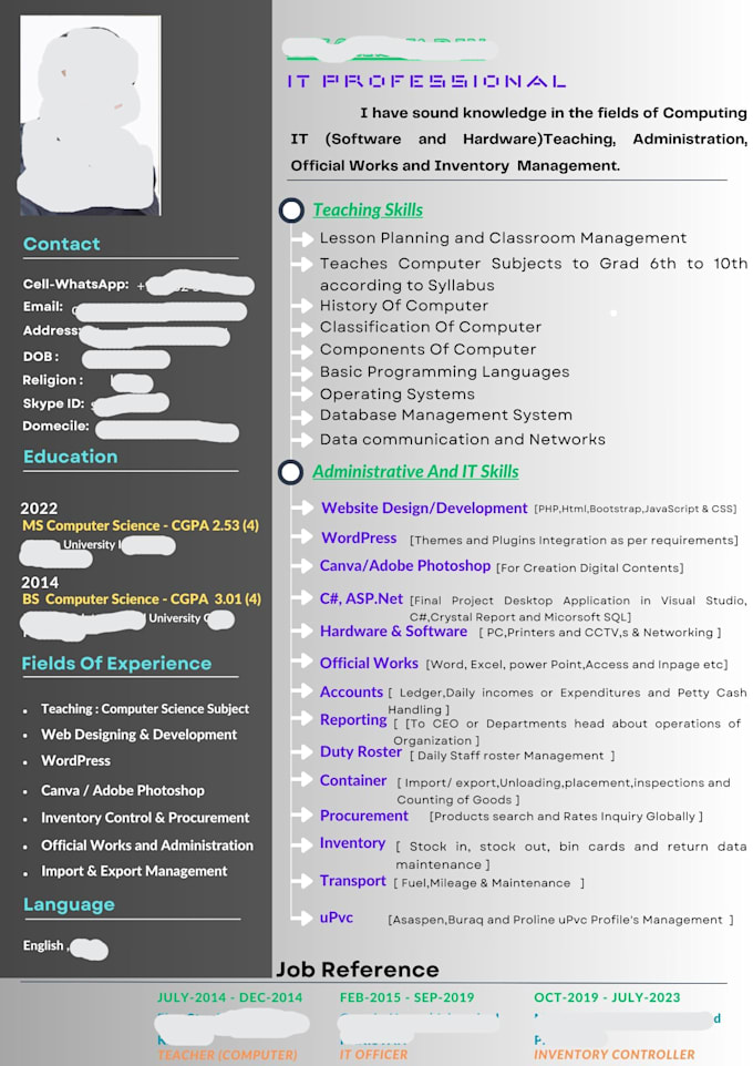 Design effective curriculum vitae cv for your career journey