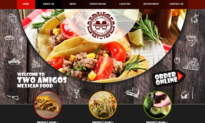 Build restaurant website food website wordpress restaurant food ...