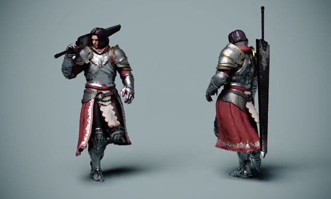 Do 3d Game Character Model Game Animation 3d Rigging Fbx Unity Unreal