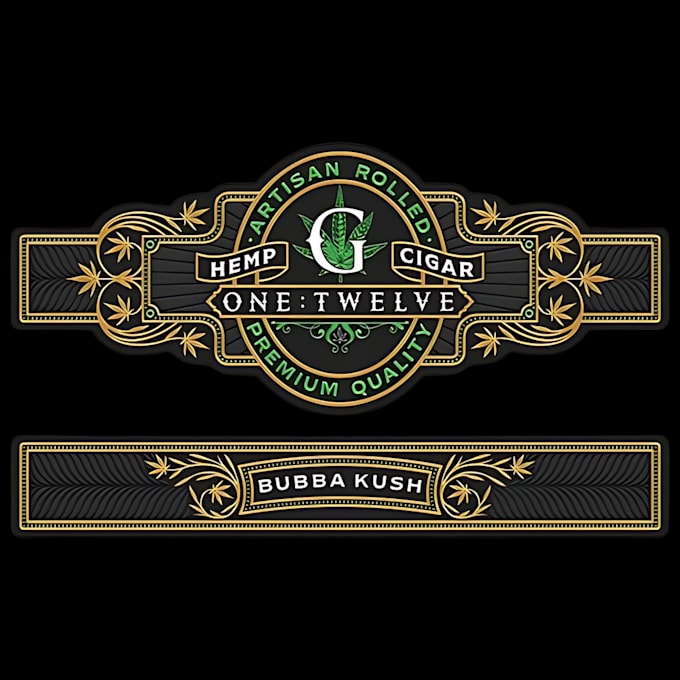 Design creative premium cigar label, cigar logo for business by Luz ...