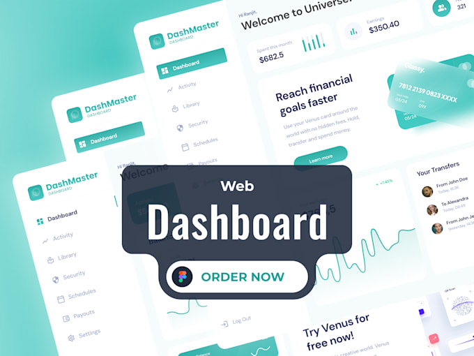 Design responsive dashboard for your brand by Ritzzkaur1008 | Fiverr