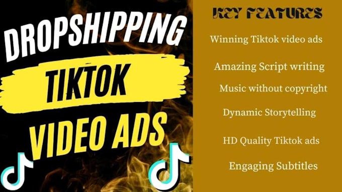 Create tik tok video ads, viral tik tok dropshipping ads, tik tok ugc video by Gratty_tech | Fiverr