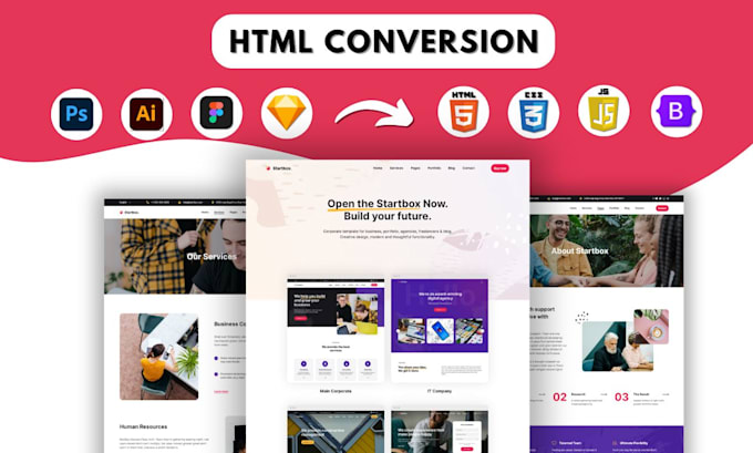 Convert figma, xd, psd designs to html, css, js, html expert by Soul ... Convert figma, xd, psd designs to html, css, js, html expert by Soul ...