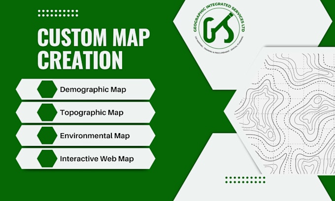 Create a custom map by Gis_ltd | Fiverr