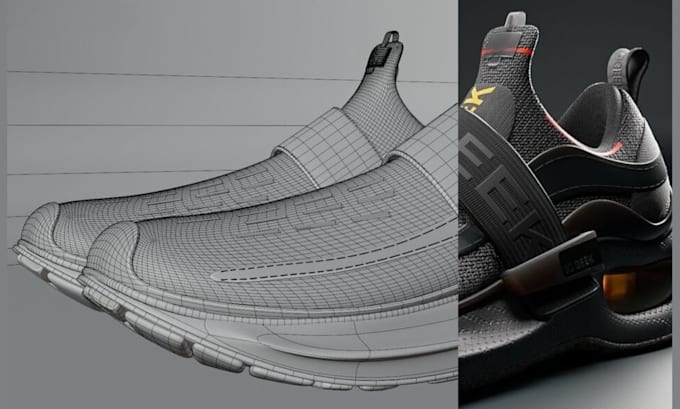 Do realistic 3d render, 3d shoe model, 3d animation, 3d sneakers by ...