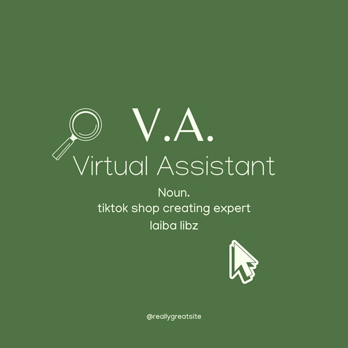 Be virtual assistant seller for tktok by Laiba_libz | Fiverr