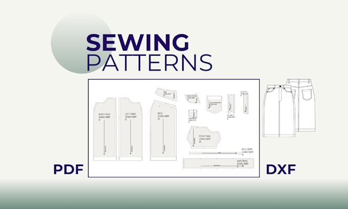 Be your fashion pattern maker for custom sewing patterns by Celia_pm ...