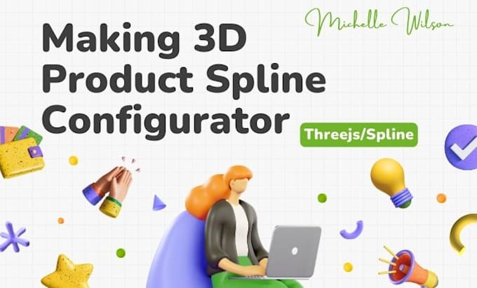 Webgl Three Js 3d Spline Design 3d Product Configurator 3d Product Web Animation By Michellew01