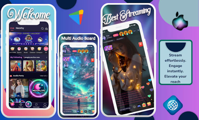 Build live streaming app live streaming website video streaming app by ...