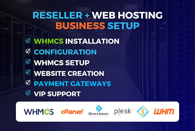 Setup web hosting and reseller business with whmcs and whm cpanel by ...