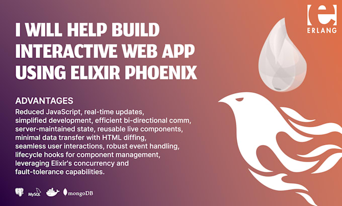 Help build interactive web apps using elixir phoenix by Andie_brayton ...