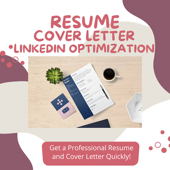 Create a resume to land your dream job by Jordandevil | Fiverr