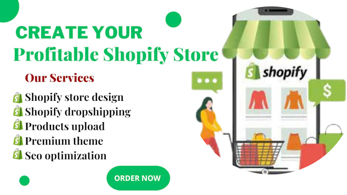 Build ecommerce website shopify by Moeen23 | Fiverr