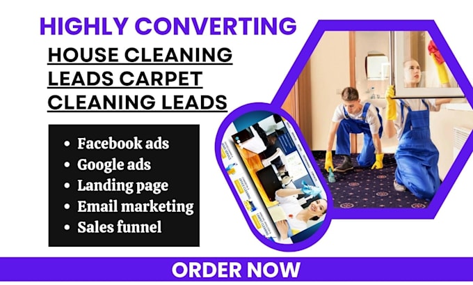 Generate house cleaning leads carpet cleaning leads office cleaning ...