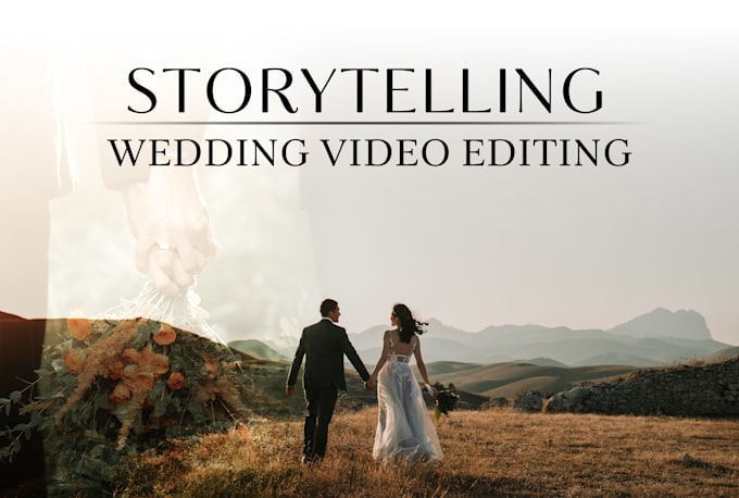 Do storytelling cinematic wedding video editing by Sanjithadesigns | Fiverr