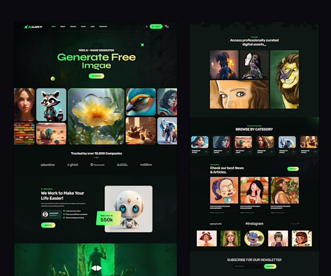 Build ai art generator website, ai image generator app using dall e ... Build ai art generator website, ai image generator app using dall e ...