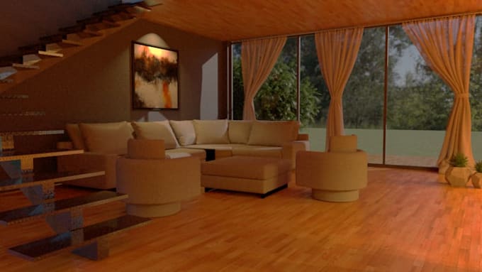 Do convert your plans from 2d to 3d and render in 12 hours by Daniel_suarezm | Fiverr