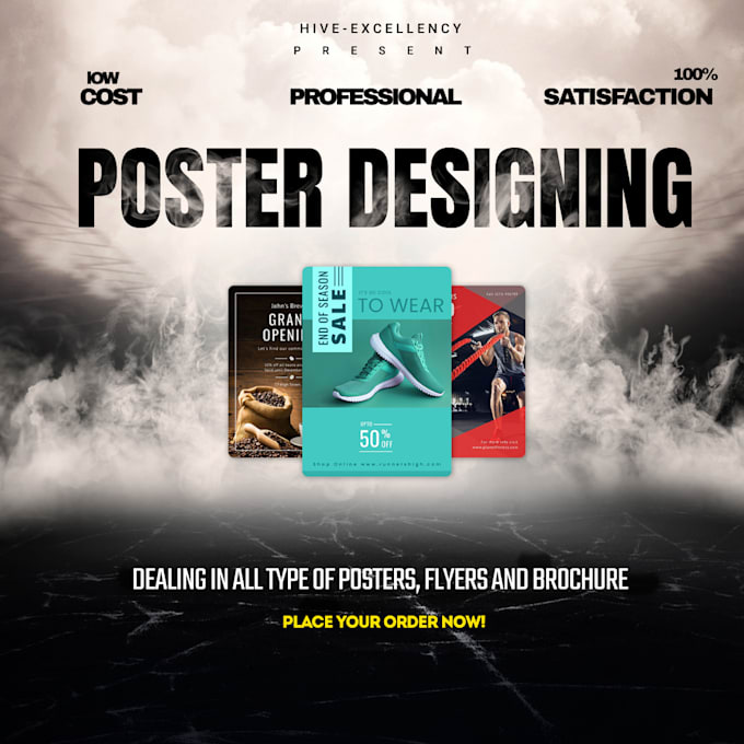 Design a professional poster portraying your ideas by Hive_excellency ...