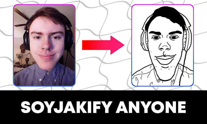 Turn anyone into a soyjak or wojak by Mr_hog | Fiverr