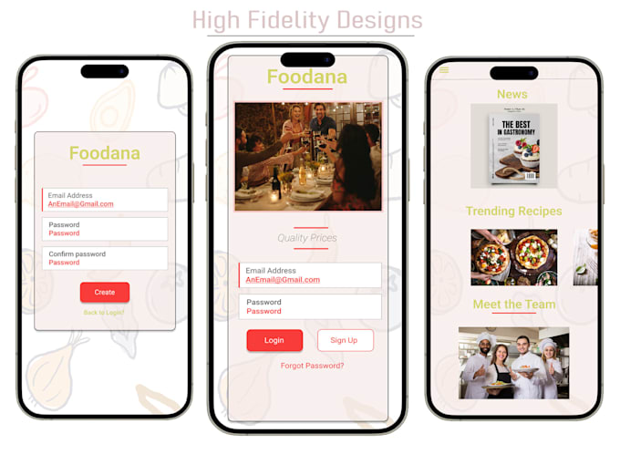Make high fidelity designs in figma by Will__thomas | Fiverr