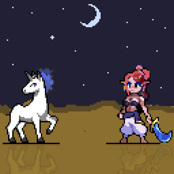 Create Pixel Art Character Sprite Sheet Animated Game Asset