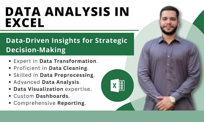 Excel data analysis and create dashboards by Sheikh_irtaza | Fiverr