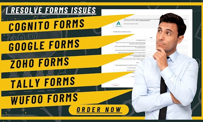 Set up cognito forms google forms microsoft forms tally forms wufoo zoho forms by Kingsjeffs ...