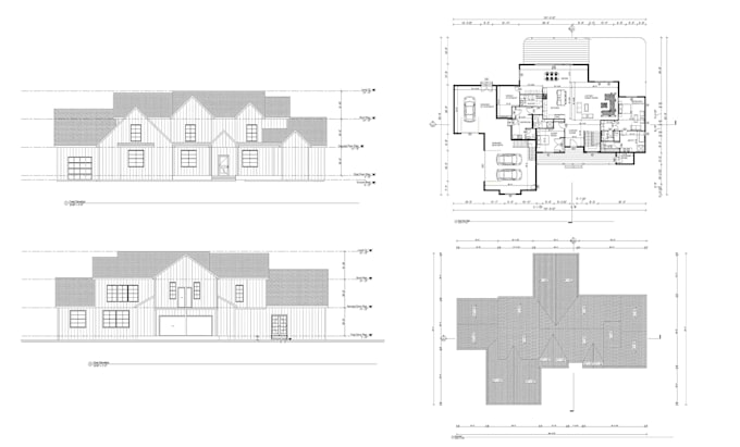 Draw 2d architectural blueprint, autocad floor plan, draftsman for ...