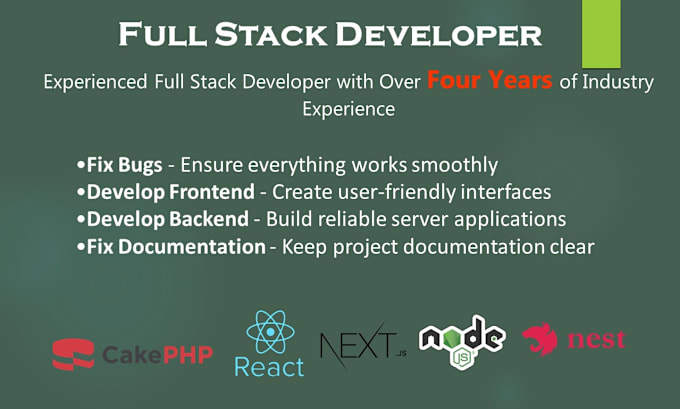 Fix bugs and add features in cakephp react nextjs nodejs by ... Fix bugs and add features in cakephp react nextjs nodejs by ...