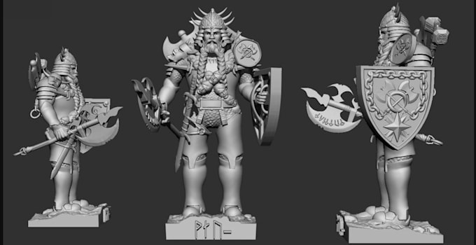 Sculpt character model,3d head,statue,3d model for 3dprint in zbrush ...