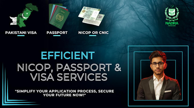 Do efficient nicop, passport, and pakistani visa assistance by Umerali ...