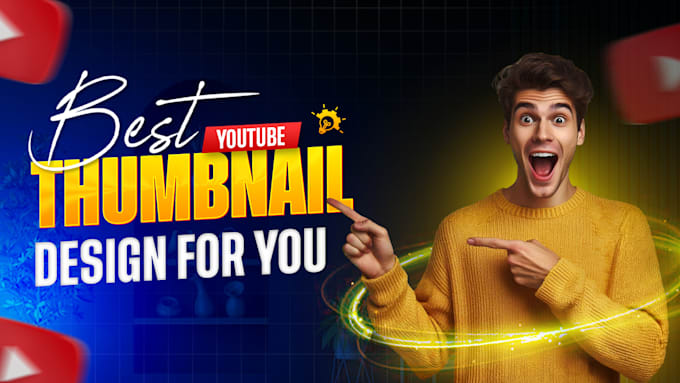 Make professional youtube thumbnail design, clickbait thumbnail in 3 ...