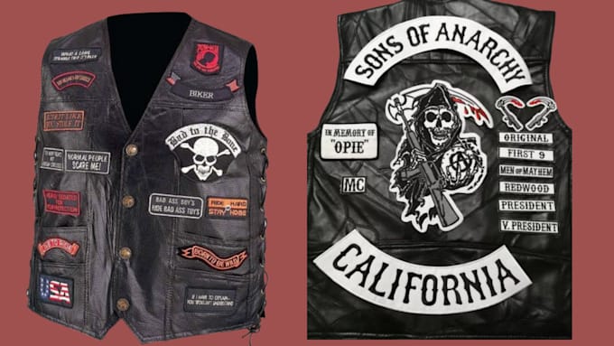Design a custom biker vest for your club mc fivem role play by ...
