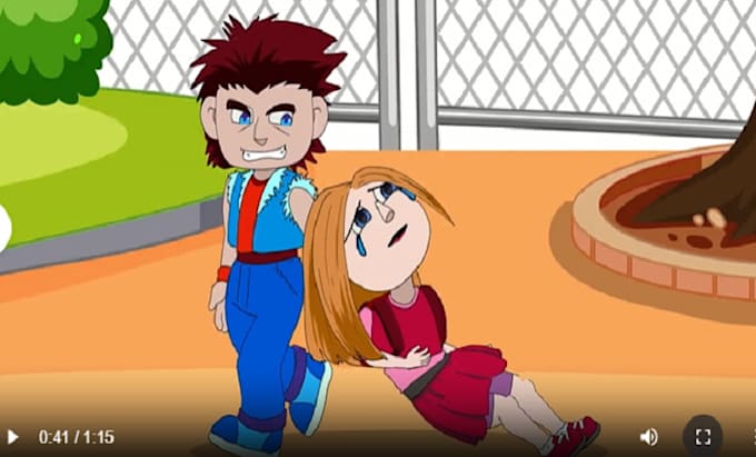 Do 2d traditional anime animation character, 2d cartoon hand drawn, cel ...