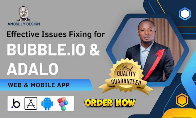 Build bubble io, bubble mvp, bubble saas, ai web app, ai saas app, ai chatbot by Amoslly0 | Fiverr