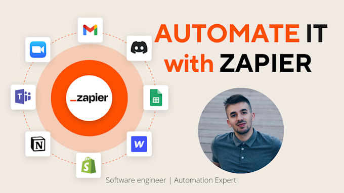 Automate your tasks with zapier by Santos8 | Fiverr