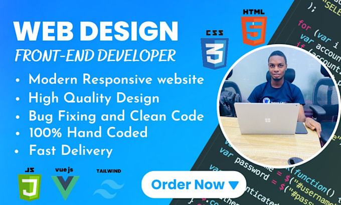 Be Your Vue Js Tailwind Css Javascript Html Front End Developer Convert Figma By Martohdev